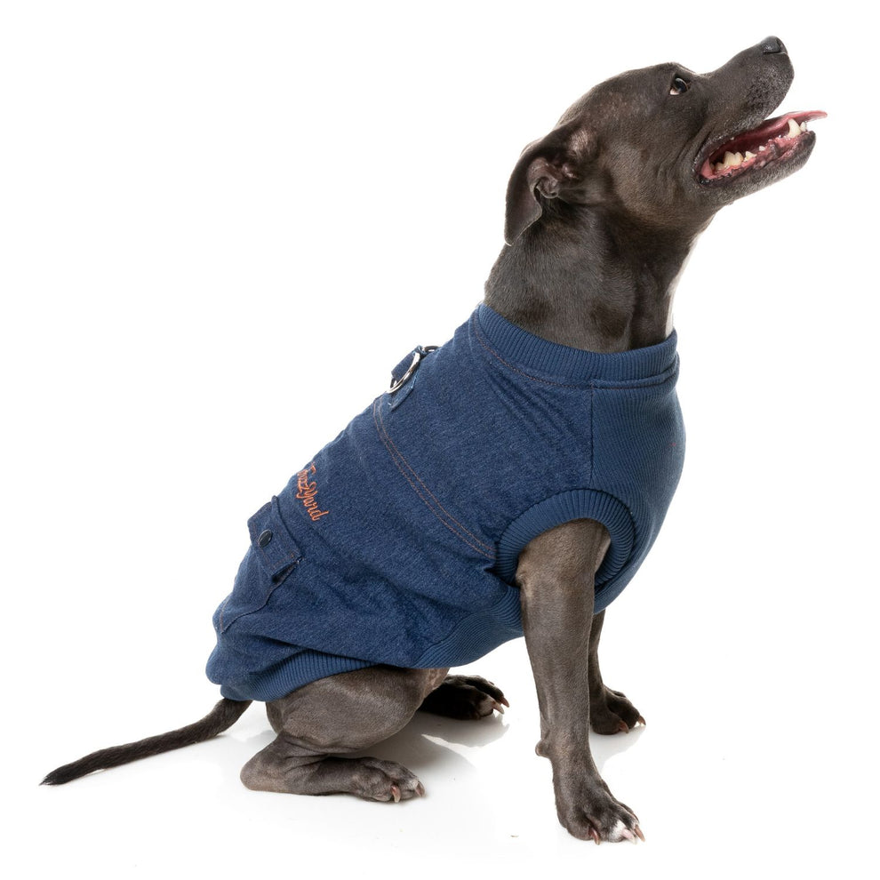 FuzzYard - Kojima Blue Denim Dog Jacket | Peticular